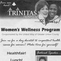 Ivitation from trinitas hospital about Women's wellness program | Media ...