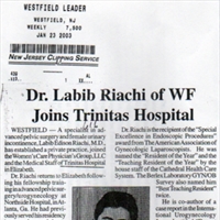 Dr. Labib Riachi of WF Joins Trinitas Hospital | Media | Riachi Surgery ...